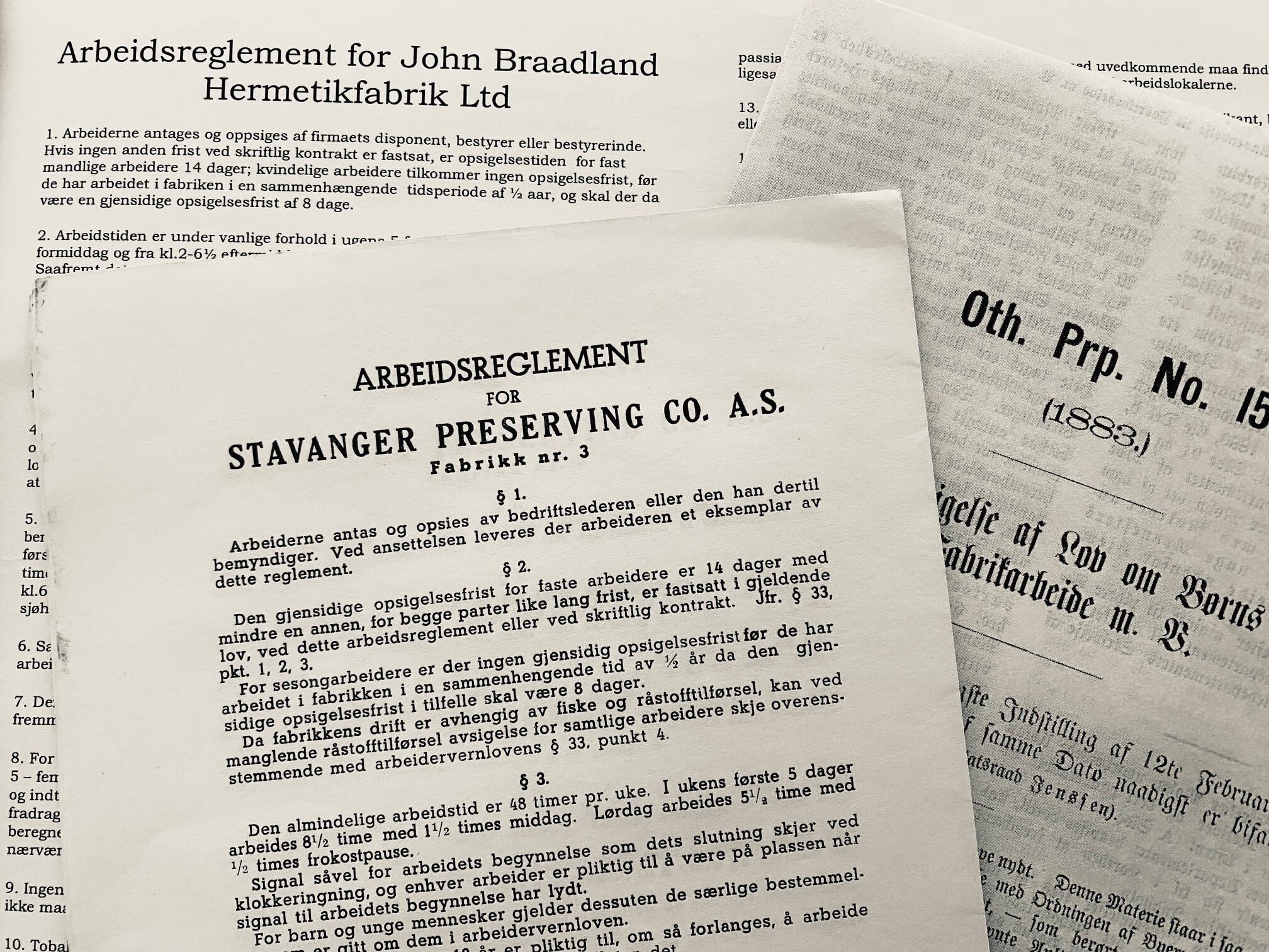 To arbeidsreglement i hermetikkindustrien - IDDIS